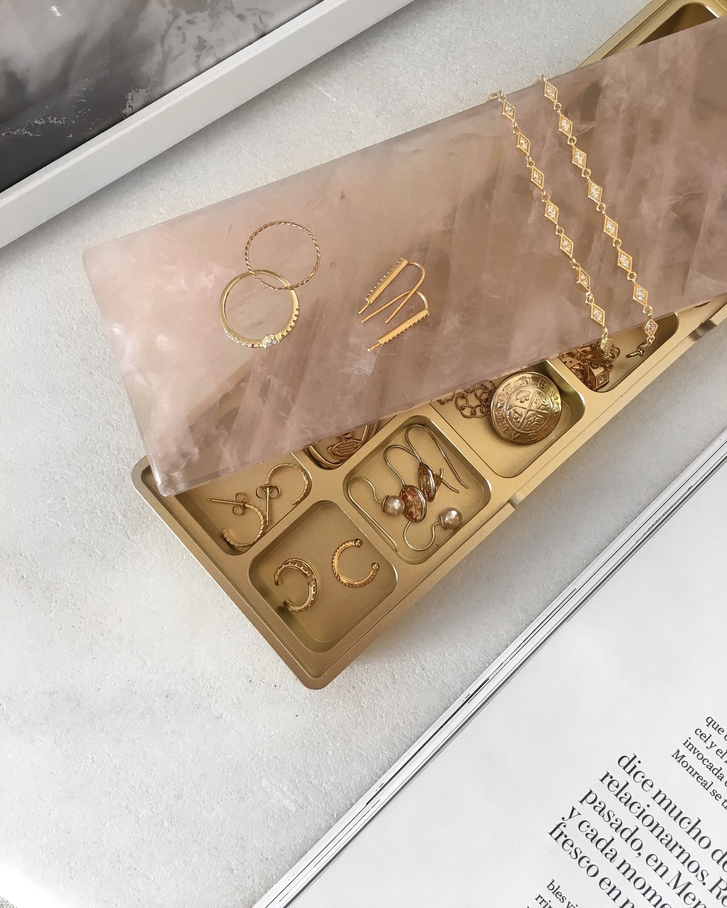 Crystal Quartz Jewellery Boxes | Exclaimed Kate